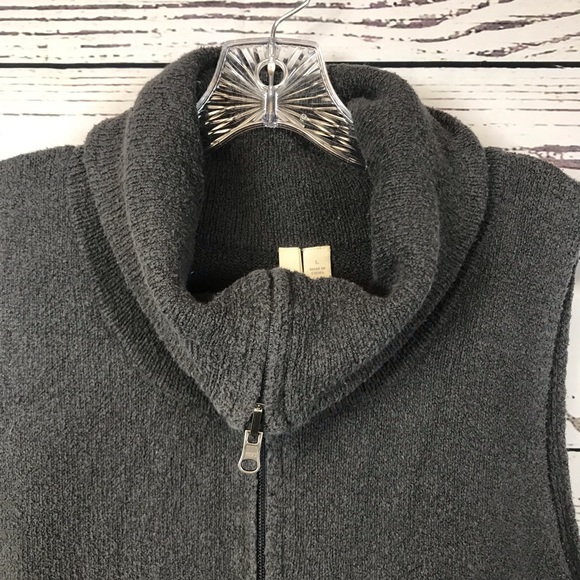 J. Jill | Jackets & Coats | Pure Jill Ladies Knit Zippered Vest L ...